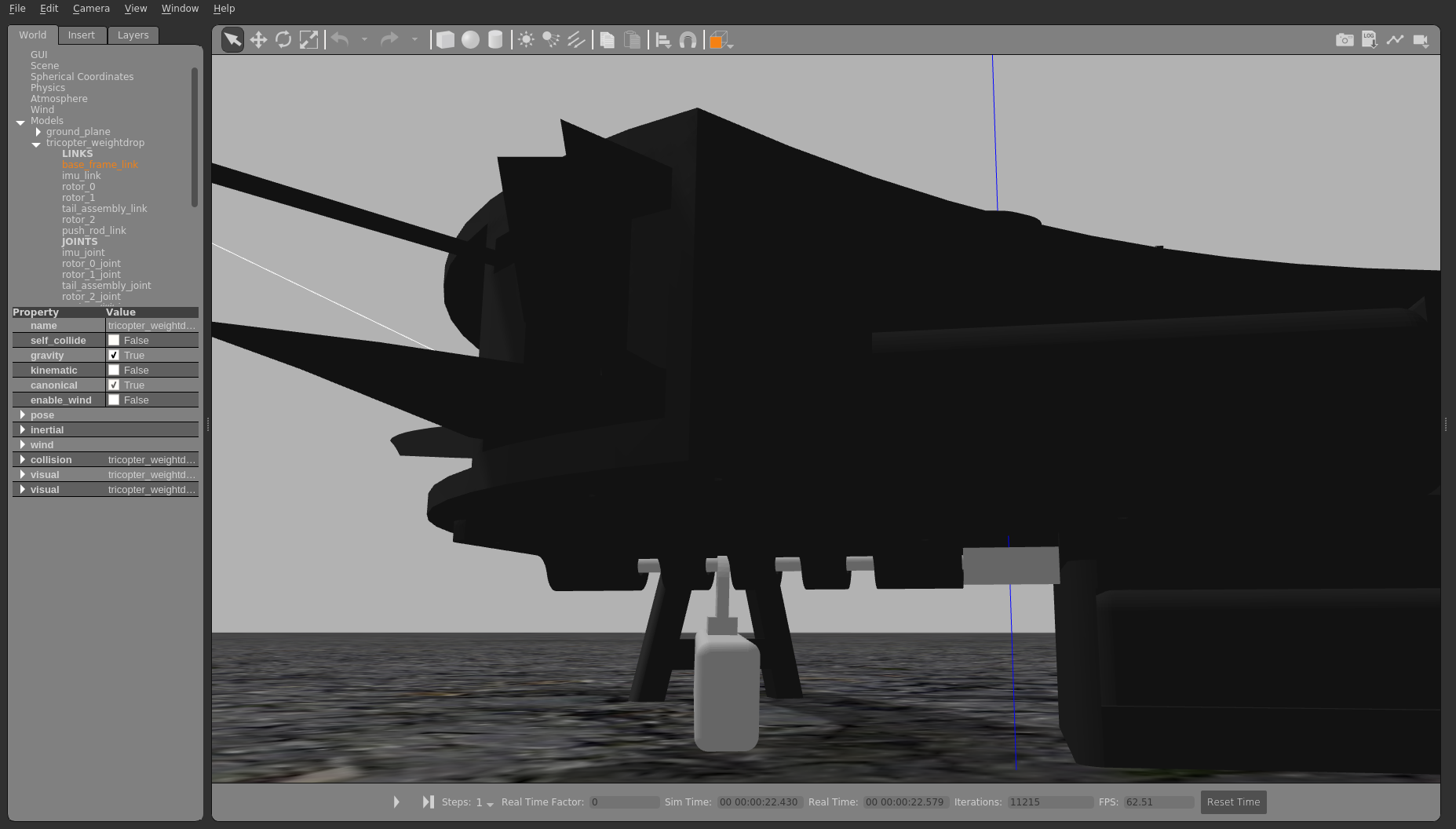 Contact problem between a pushrod and suspended weight. · Issue #2400 · gazebosim/gazebo-classic ...