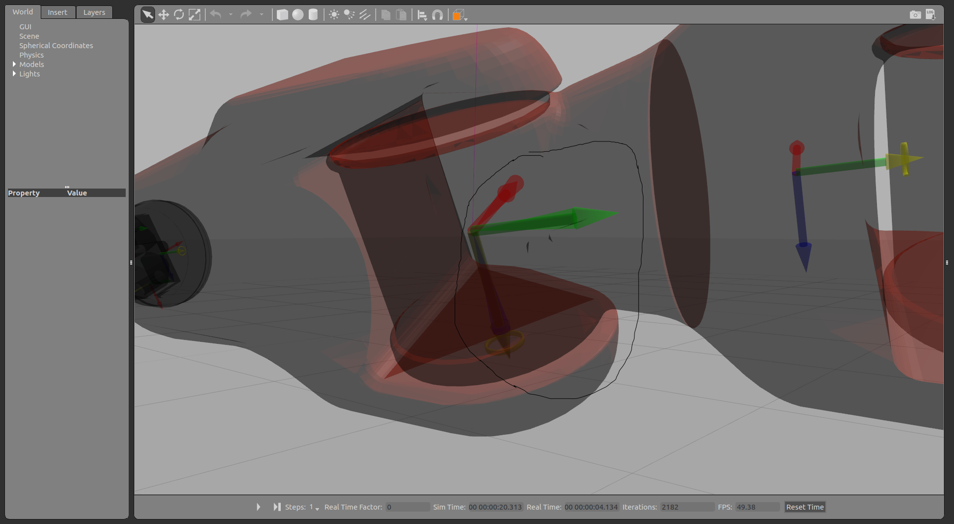 ForceTorque sensor visualization seems to ignore · Issue #2476 · gazebosim/gazebo-classic · GitHub