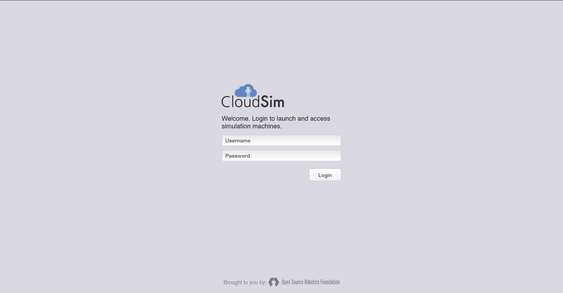 Improve Login · Issue 154 · Osrf Cloudsim Legacy · Github